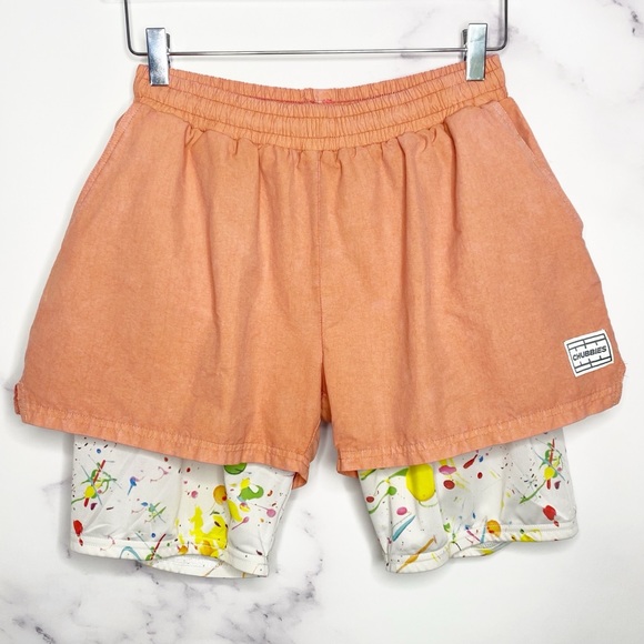 chubbies | Shorts | Chubbies Orange Compression Lined Shorts | Poshmark